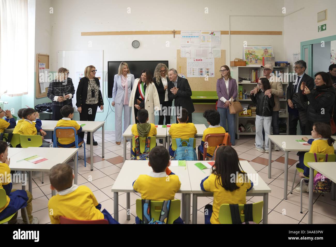 Sammy Basso's parents Laura Lucchin visit the school and Amerigo Basso ...