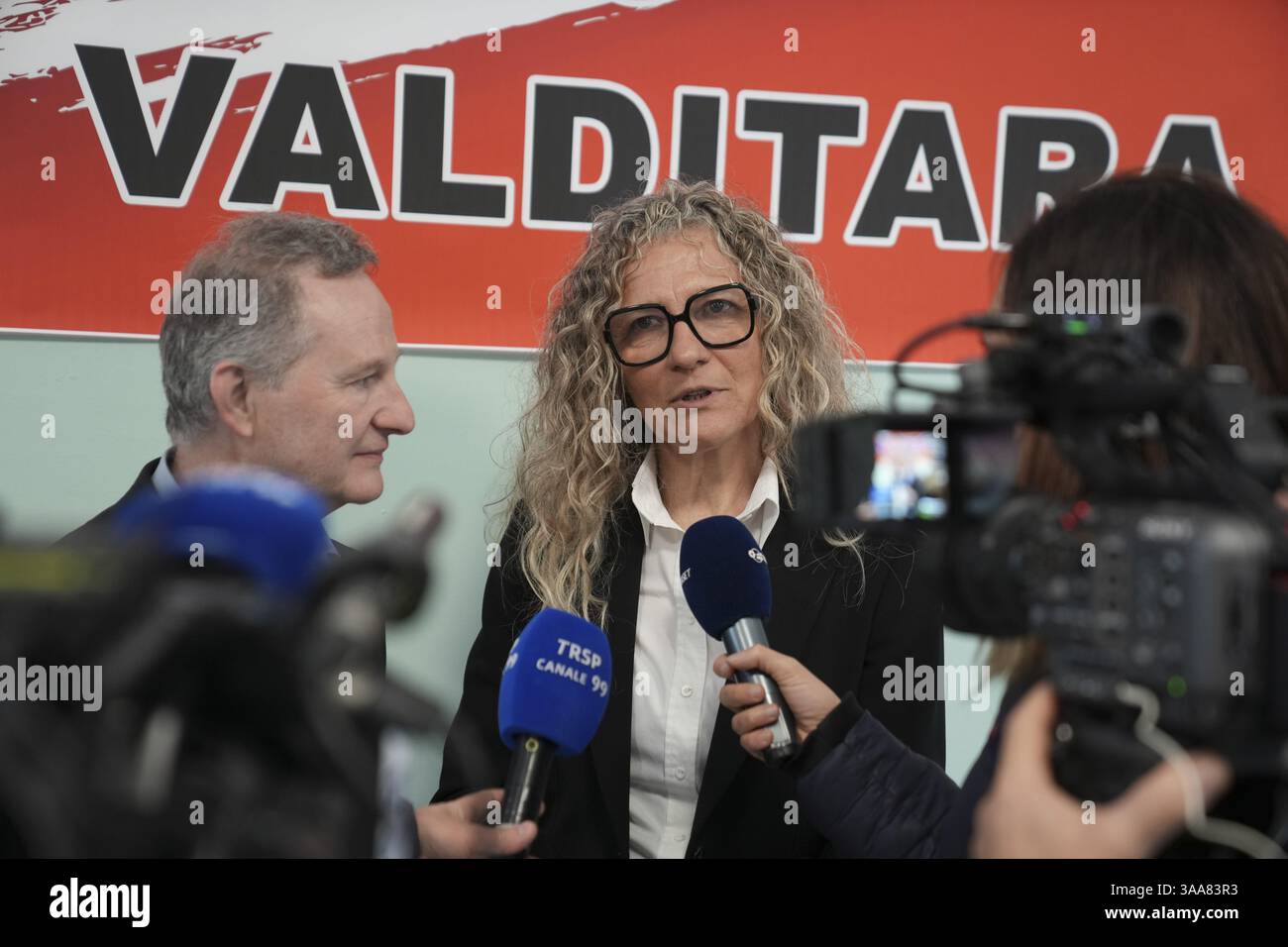 Sammy Basso's parents Laura Lucchin and Amerigo Basso during to the ...