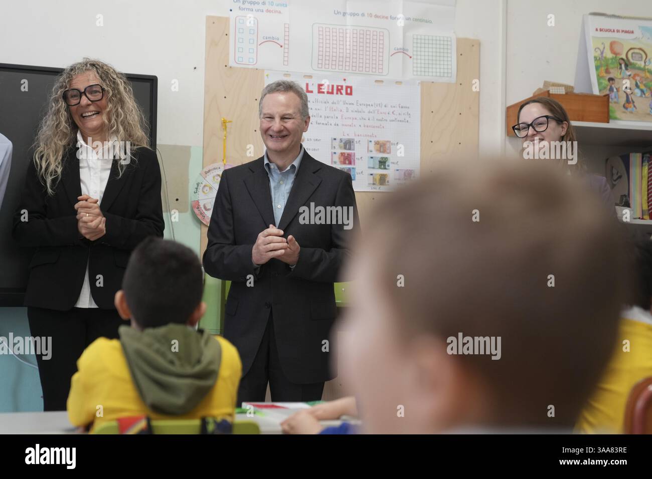 Sammy Basso's parents Laura Lucchin visit the school and Amerigo Basso ...