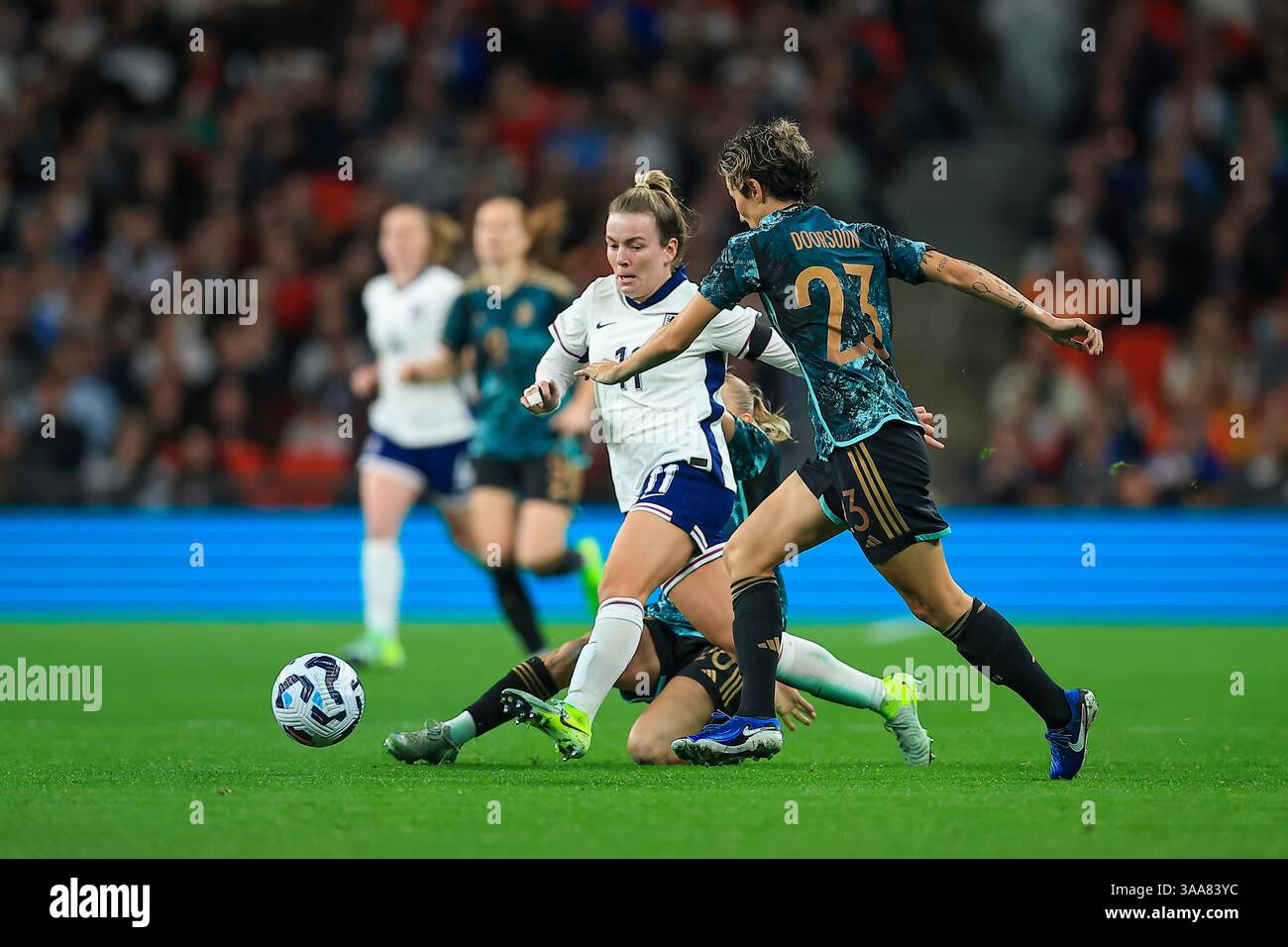England Forward Lauren Hemp (11) during the FIFA Women’s International ...