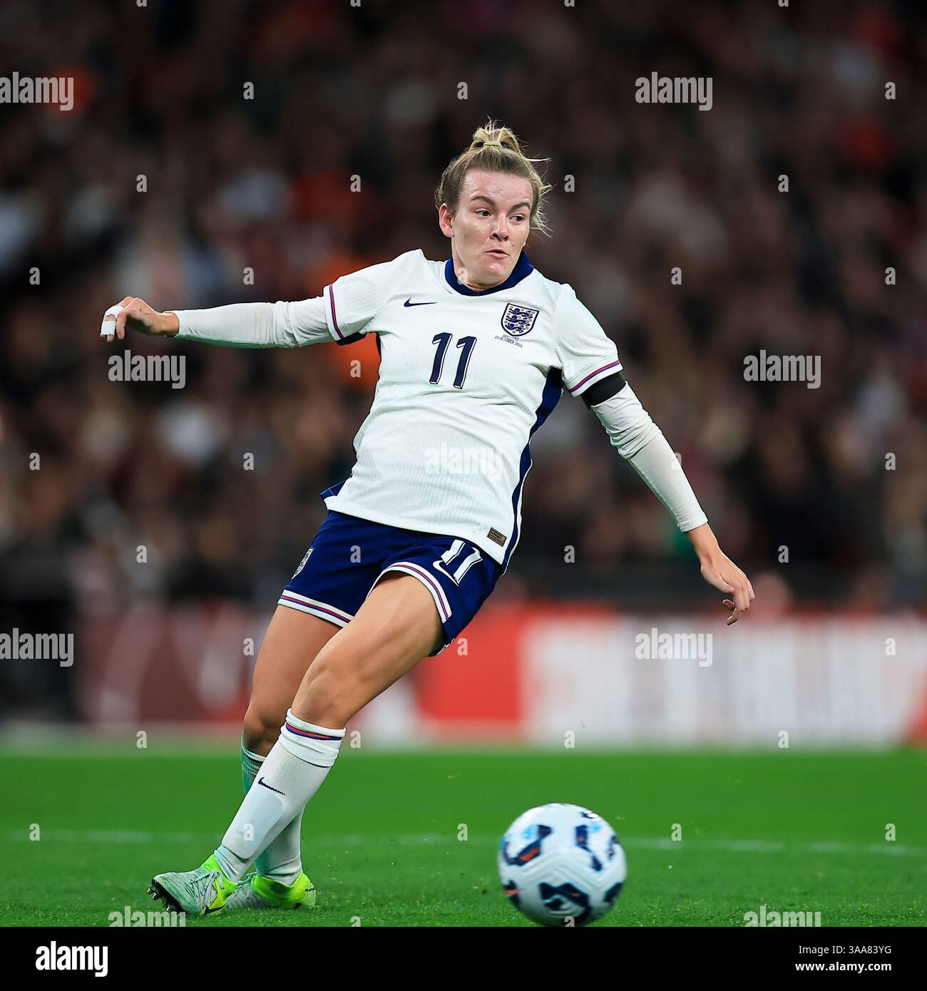 England Forward Lauren Hemp (11) during the FIFA Women’s International ...