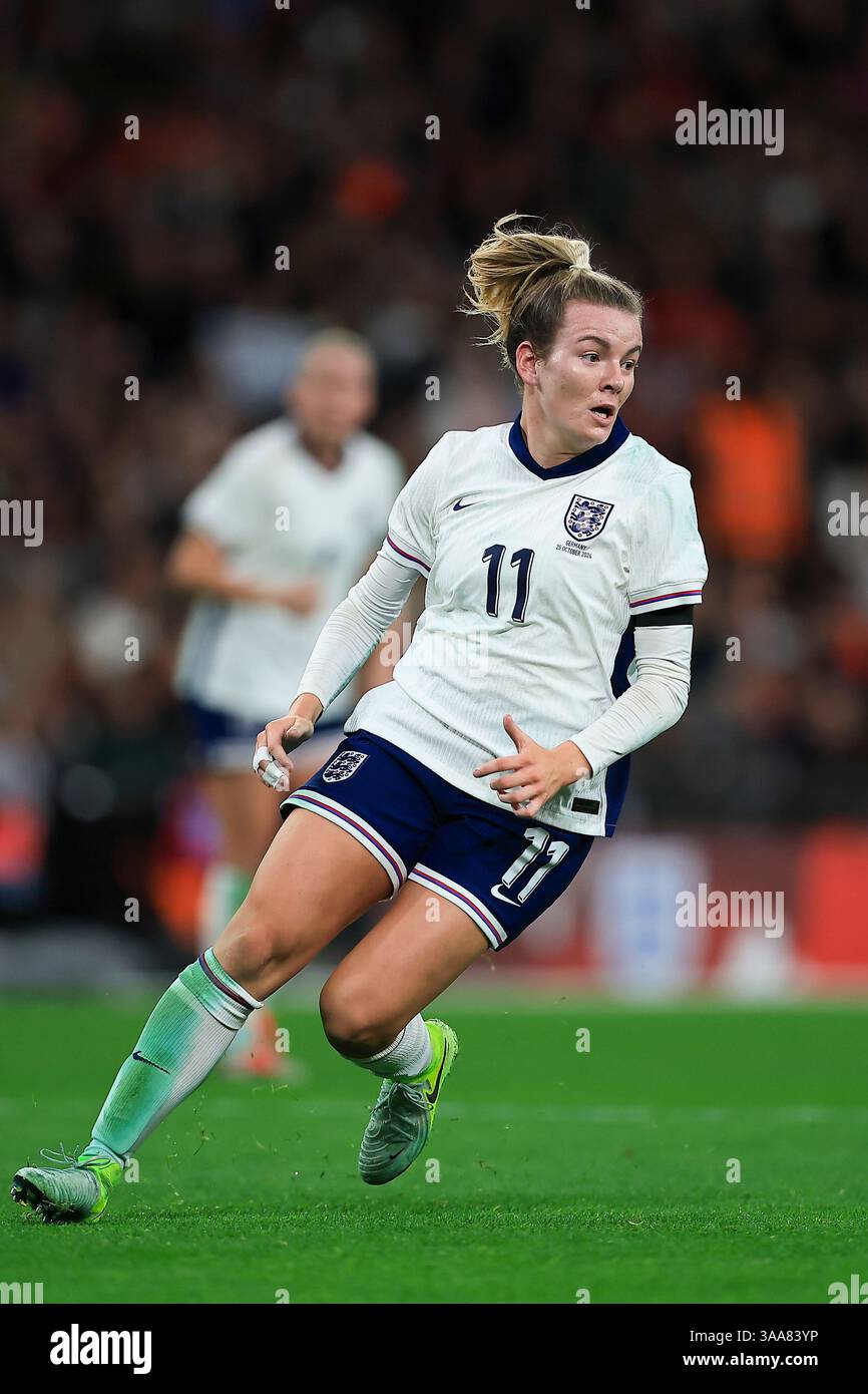 England Forward Lauren Hemp (11) during the FIFA Women’s International ...
