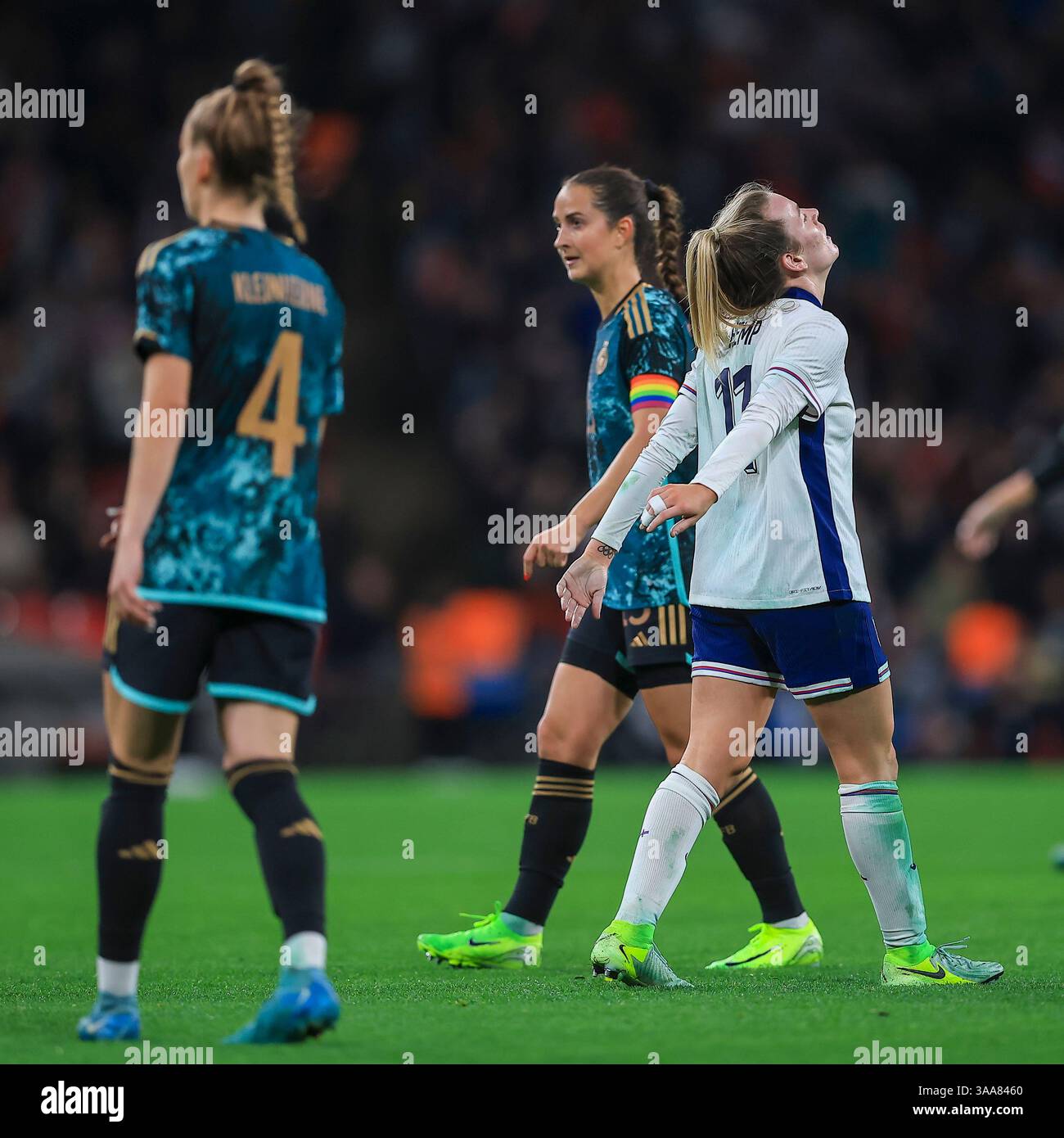 England Forward Lauren Hemp (11) during the FIFA Women’s International ...