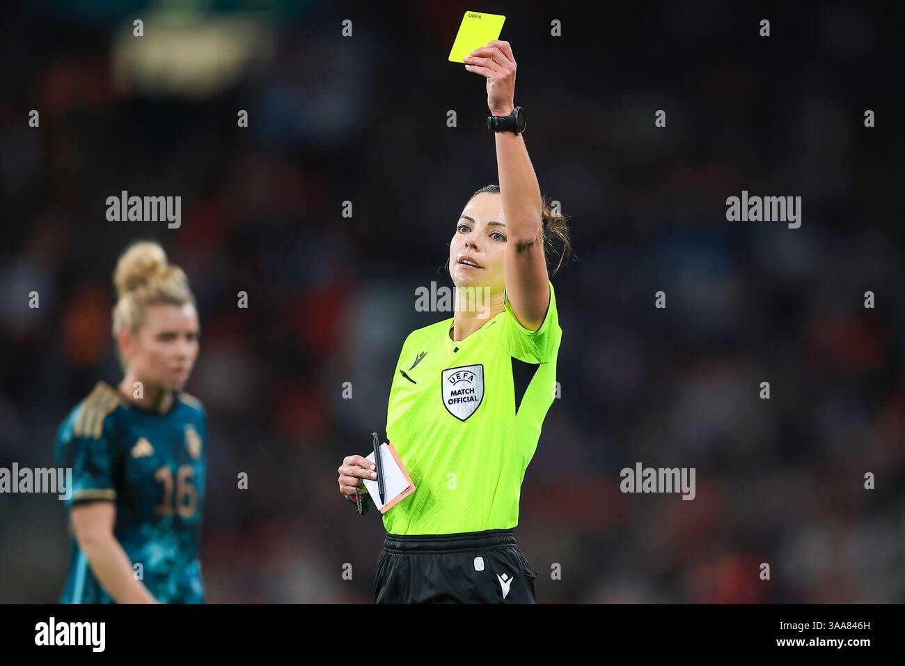 Yellow Card during the FIFA Women’s International Friendly match ...
