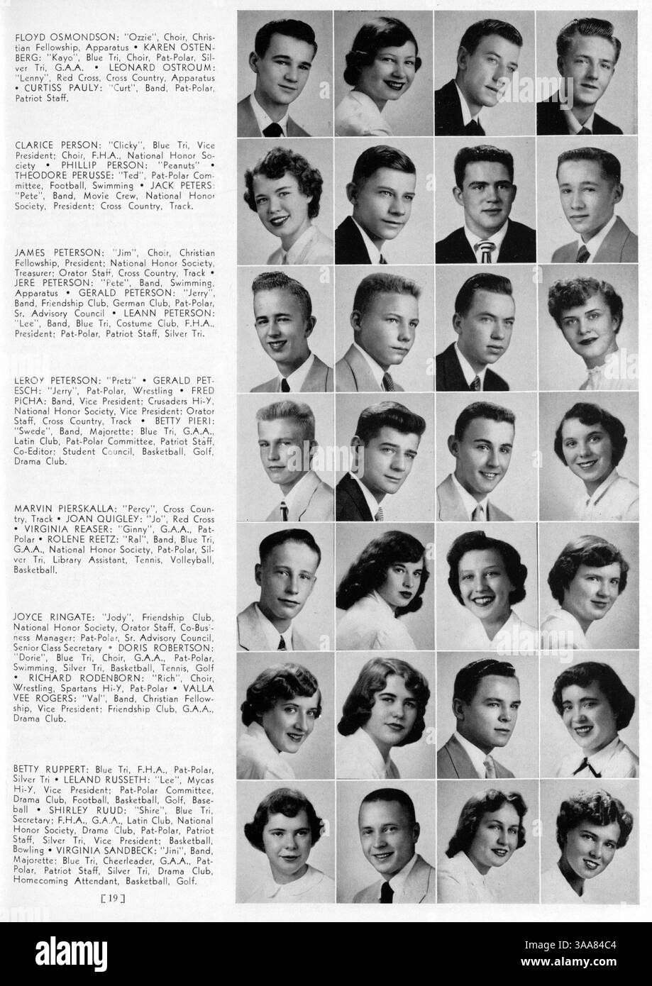 The 1953 edition of Patrick Henry High's Orator yearbook showcases the ...