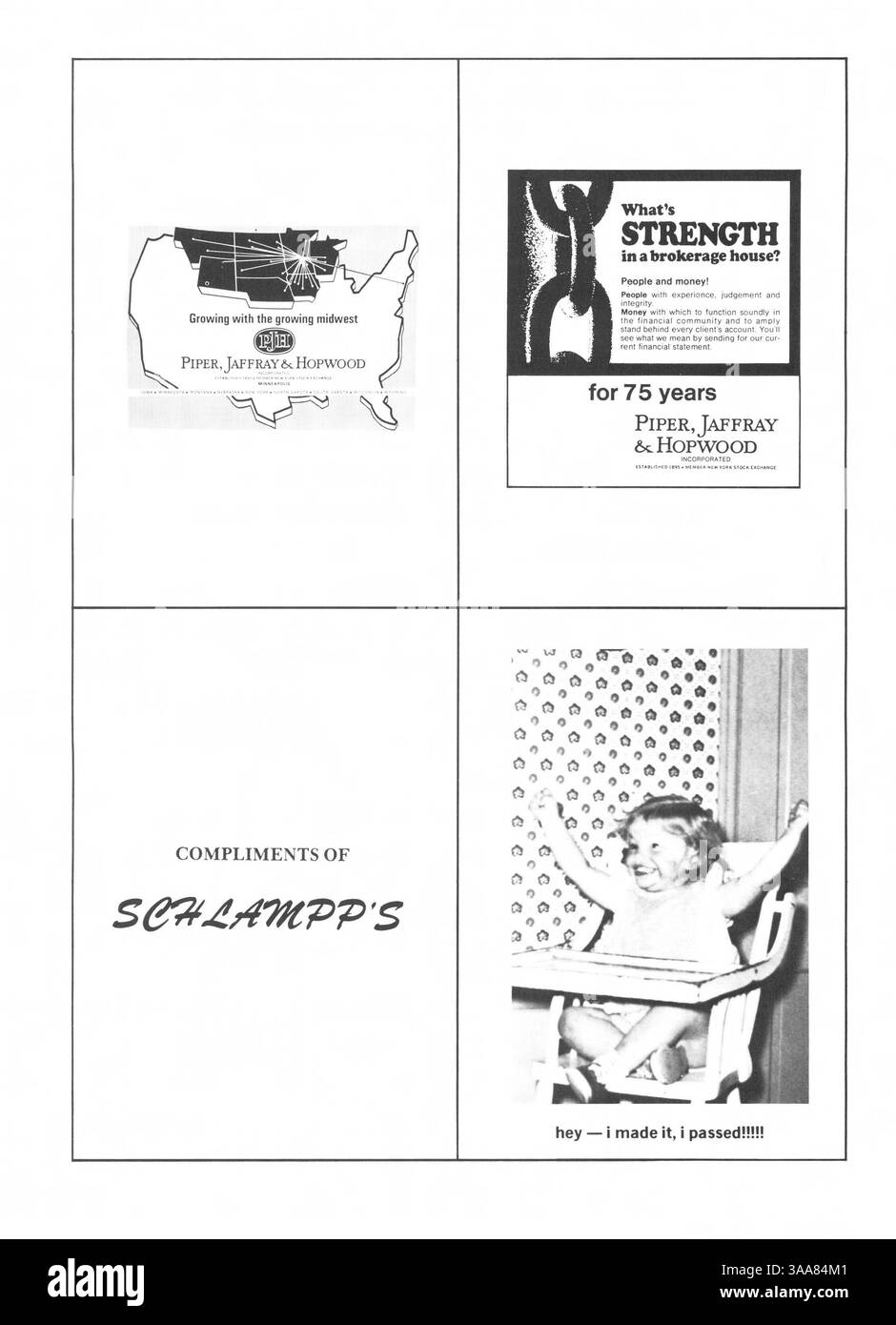 The 1971 northrop collegiate yearbook records the students hi-res stock ...