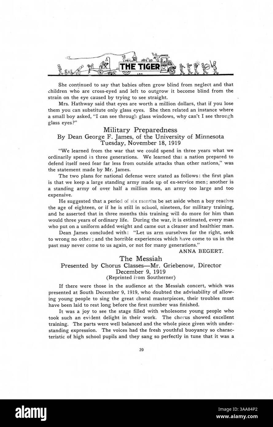 This 1920 South High Yearbook captures the achievements of students ...