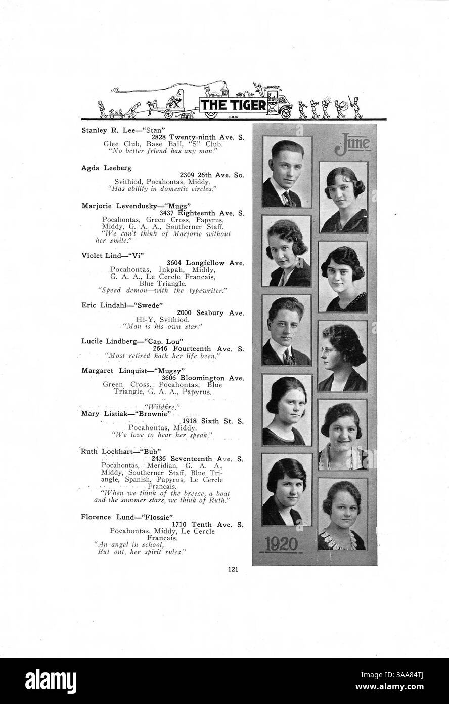 This yearbook from South High School in 1920 offers a detailed look at ...
