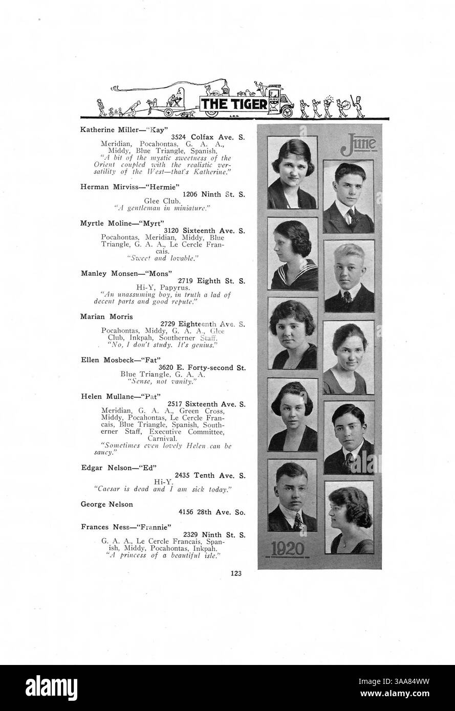 This high school yearbook from 1920 documents the achievements of South ...