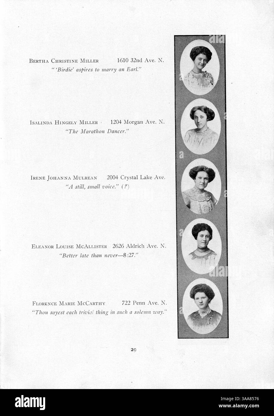 The Polaris Yearbook from North High School in 1910 documents the ...