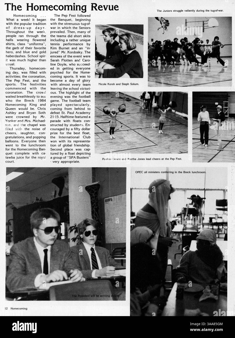 This high school annual documents the students, teachers, clubs ...