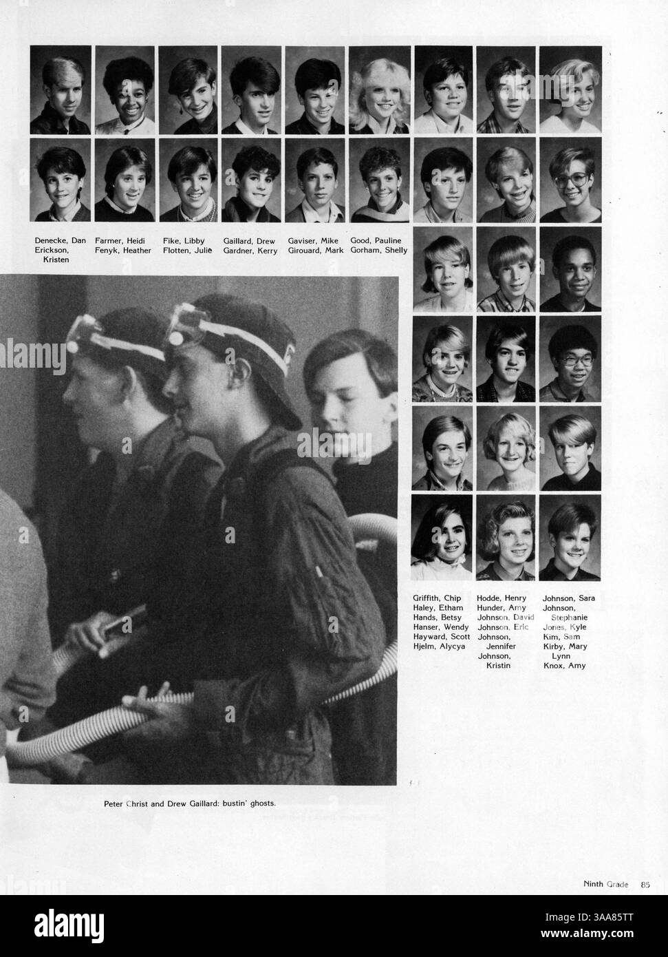 The breck mustang yearbook from 1985 documents the major school hi-res ...