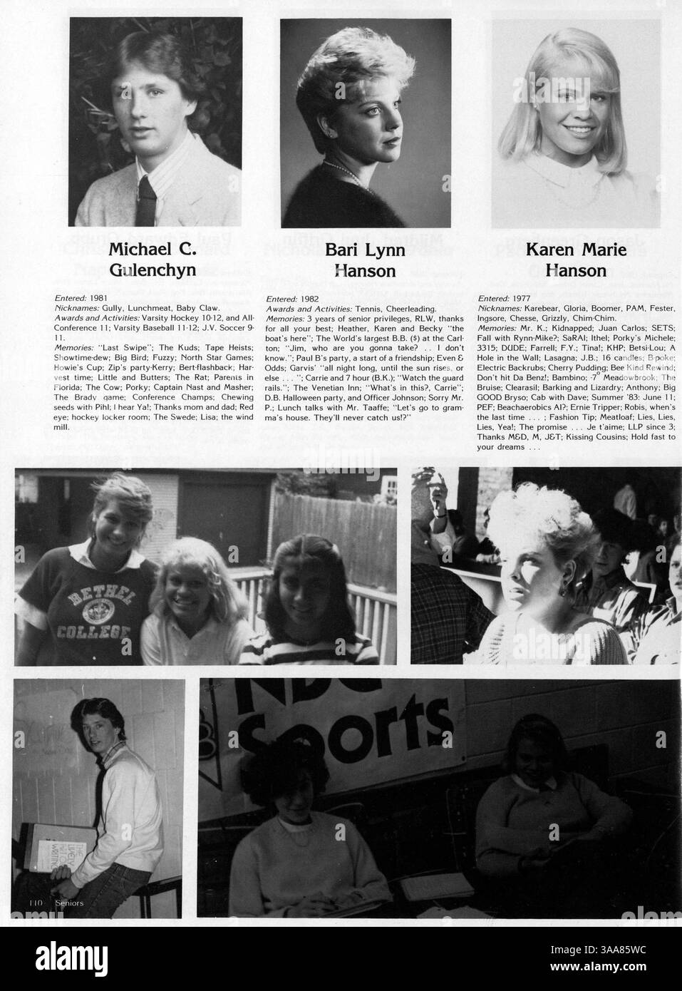 The Breck Mustang 1985 yearbook features a record of the 1984-1985 ...