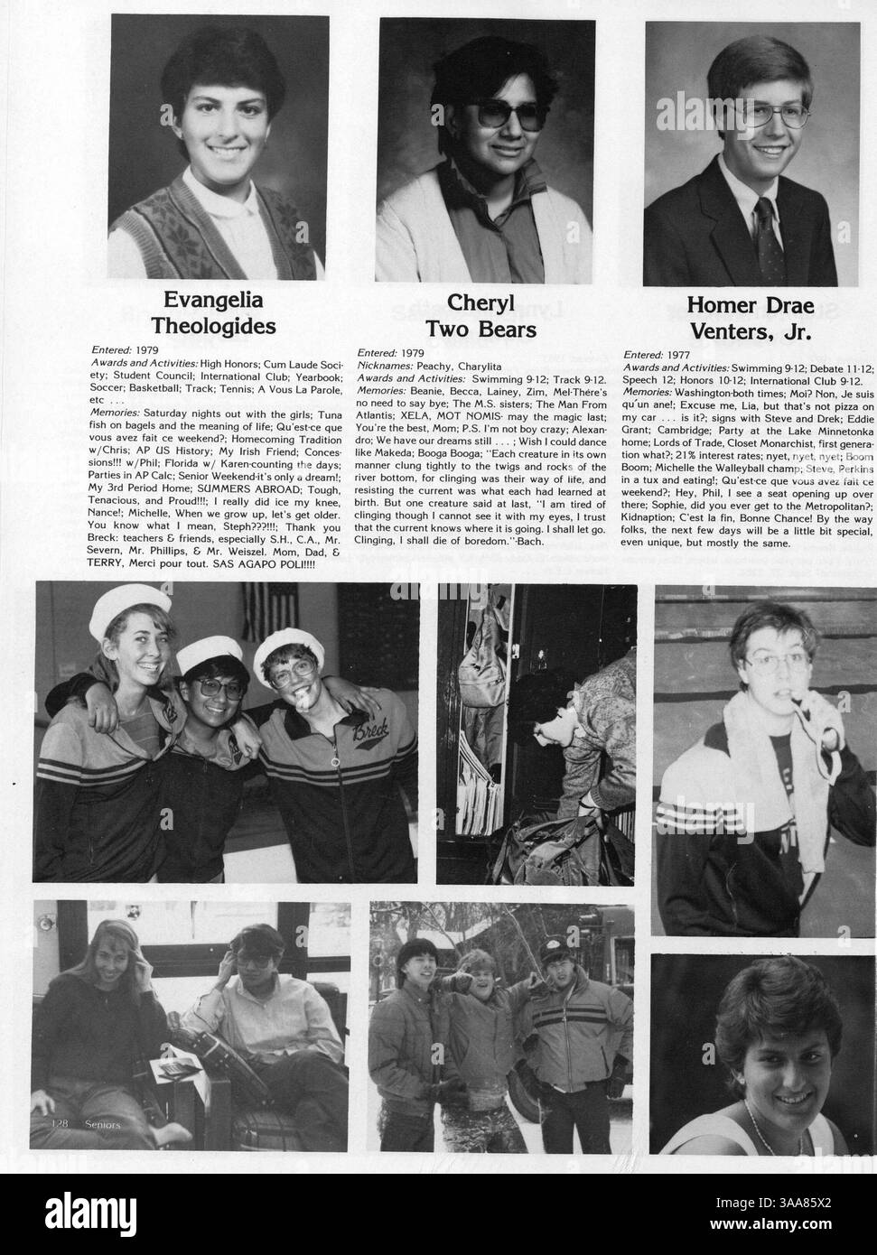 The 1985 Breck Mustang yearbook showcases highlights from the 1984-1985 ...
