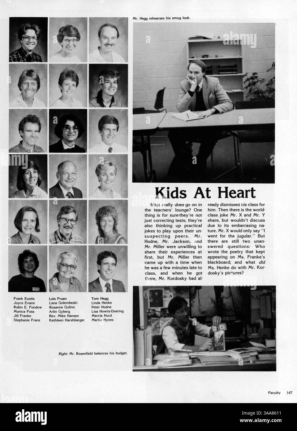 This high school yearbook from 1985 documents the events of the 1984 ...