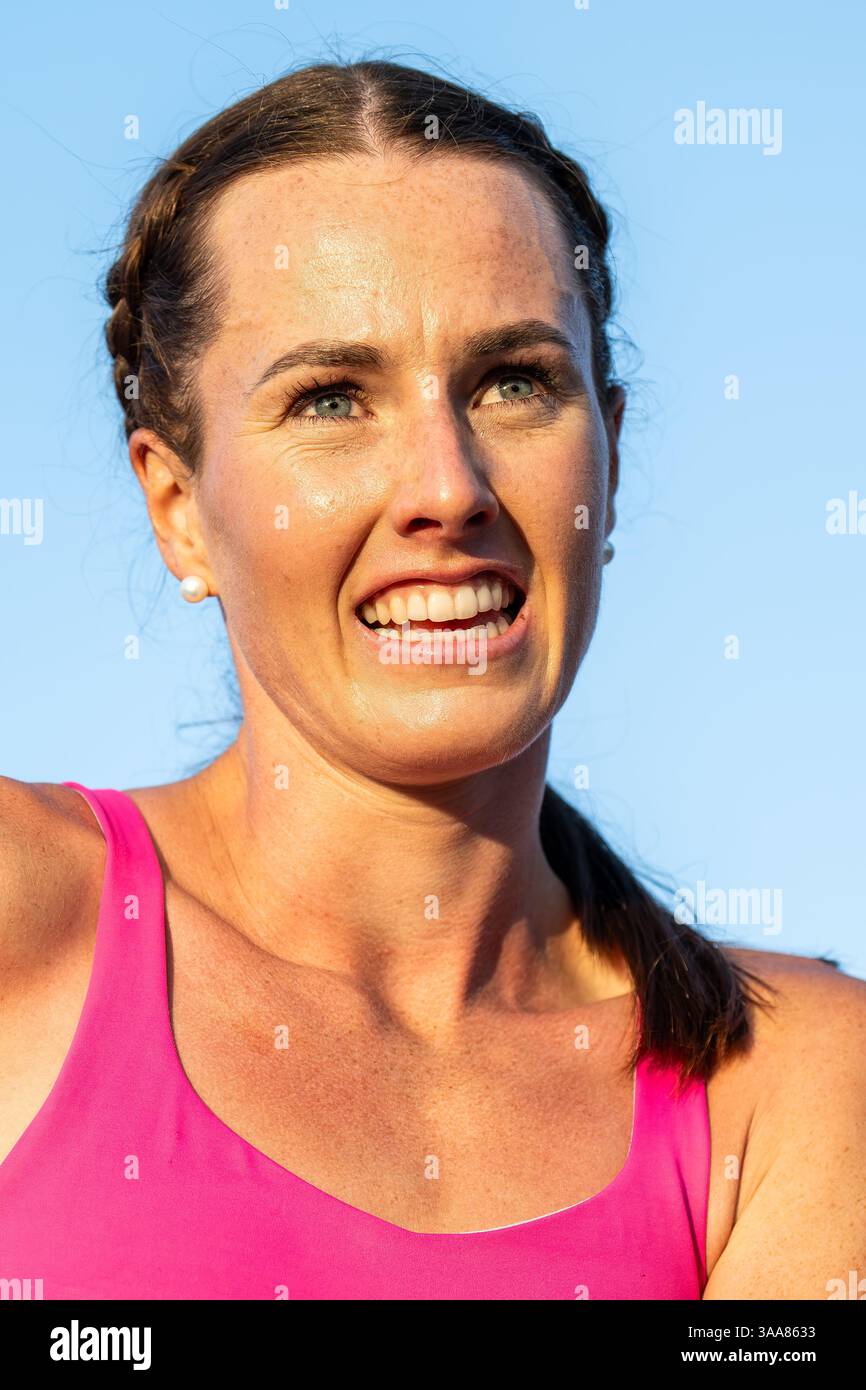 800m winner Tess Kirsopp-Cole seen during the 2025 Maurie Plant ...