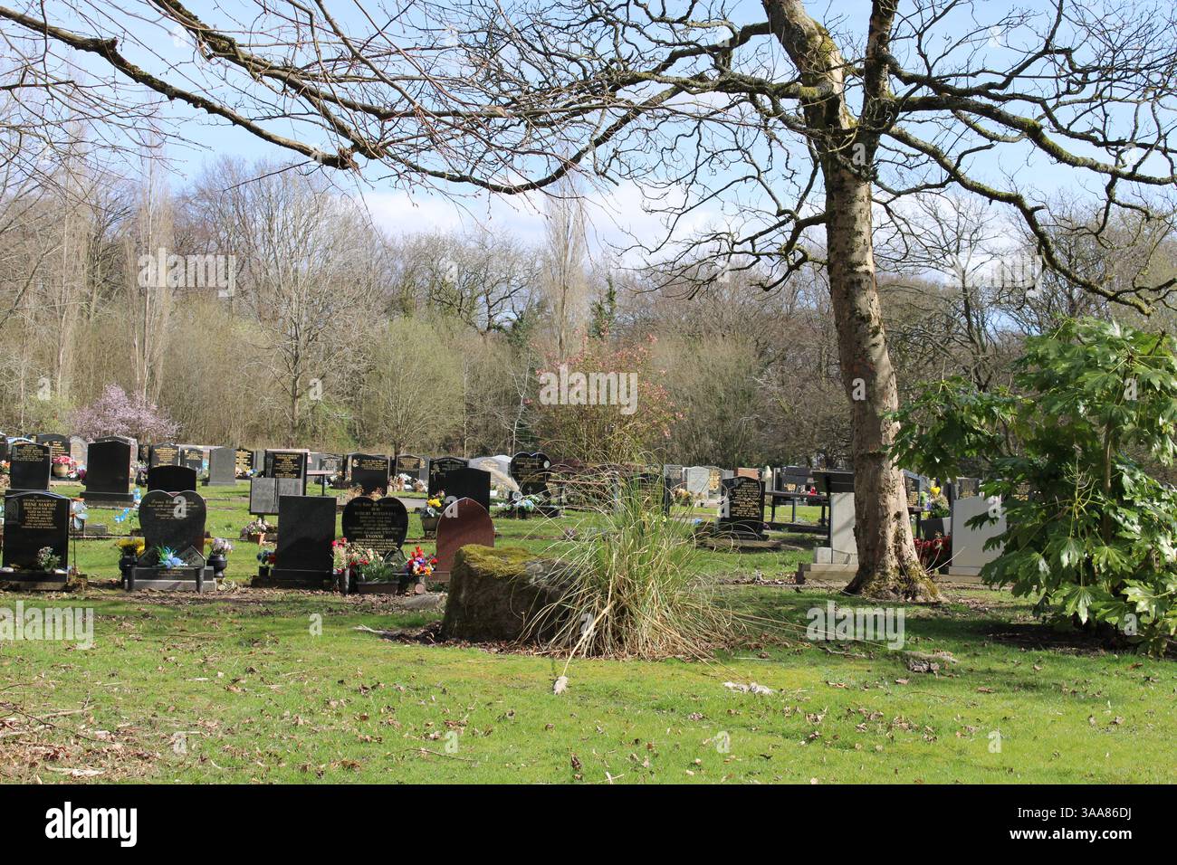 Denton Cemetery Manchester Stock Photo - Alamy