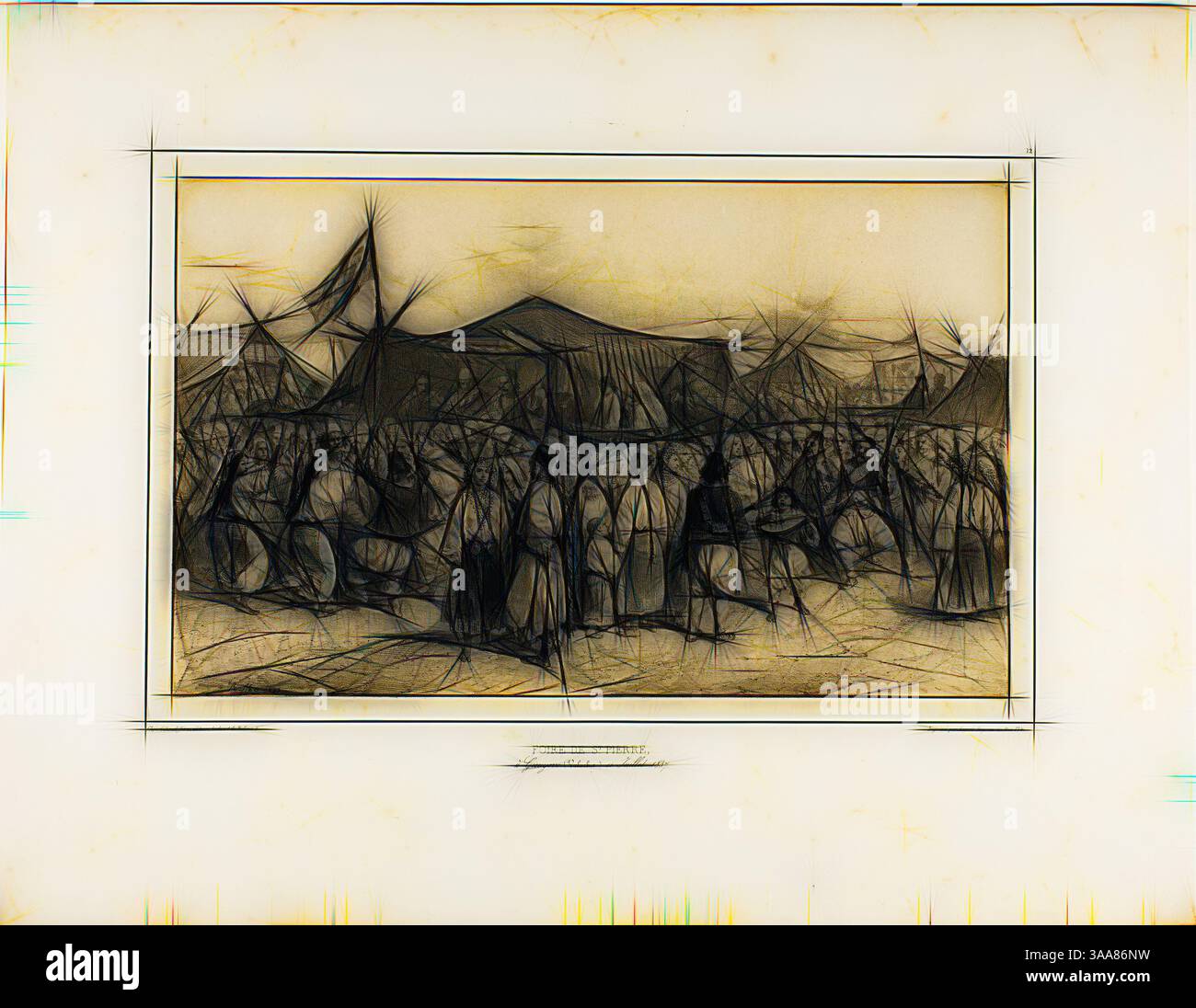 Crowded gathering under large tents hi-res stock photography and images ...