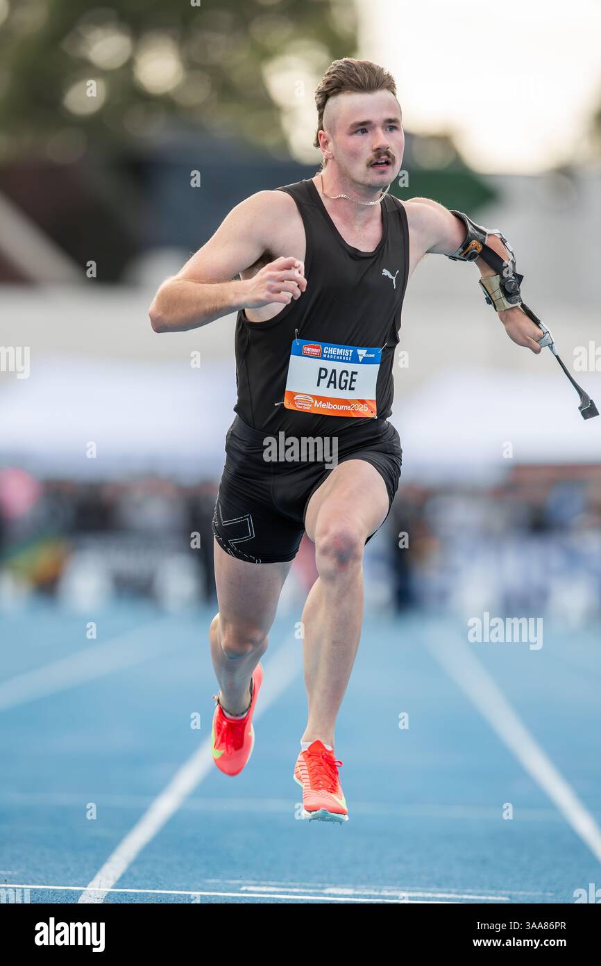 Albert Park, Australia. 29th Mar, 2025. Jaydon Page seen in action ...