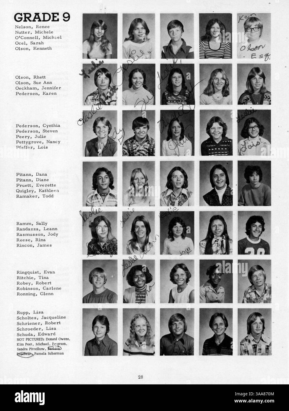 The 1977 Sanford Jr. High Yearbook offers a historical record of the ...