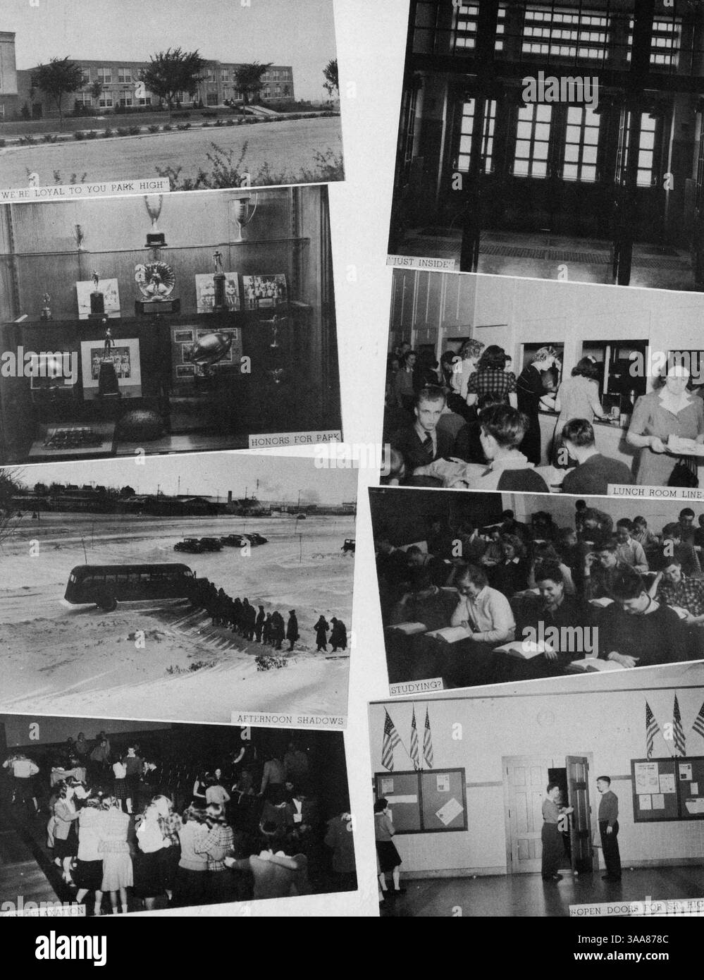 This 1941 edition of Echowan, St. Louis Park High School's yearbook ...