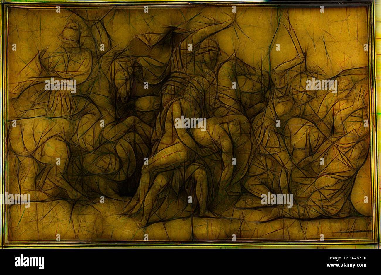 Intertwined figures in motion hi-res stock photography and images - Alamy