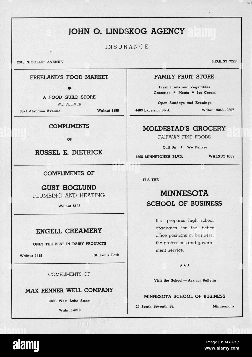 The 1941 Echowan yearbook highlights significant achievements of ...