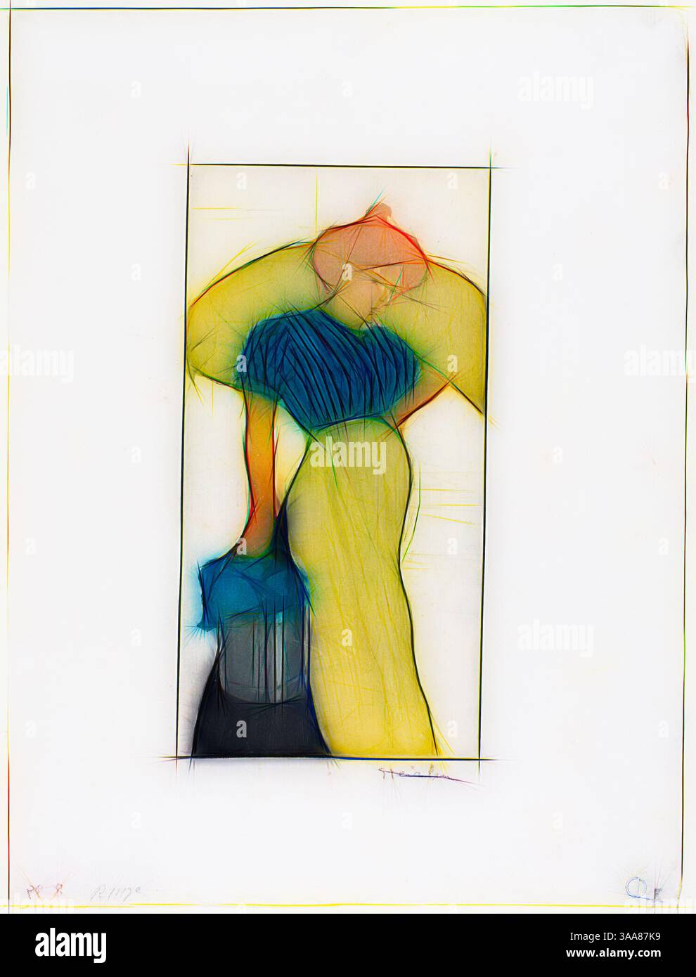 Stylized figure strikes hi-res stock photography and images - Alamy