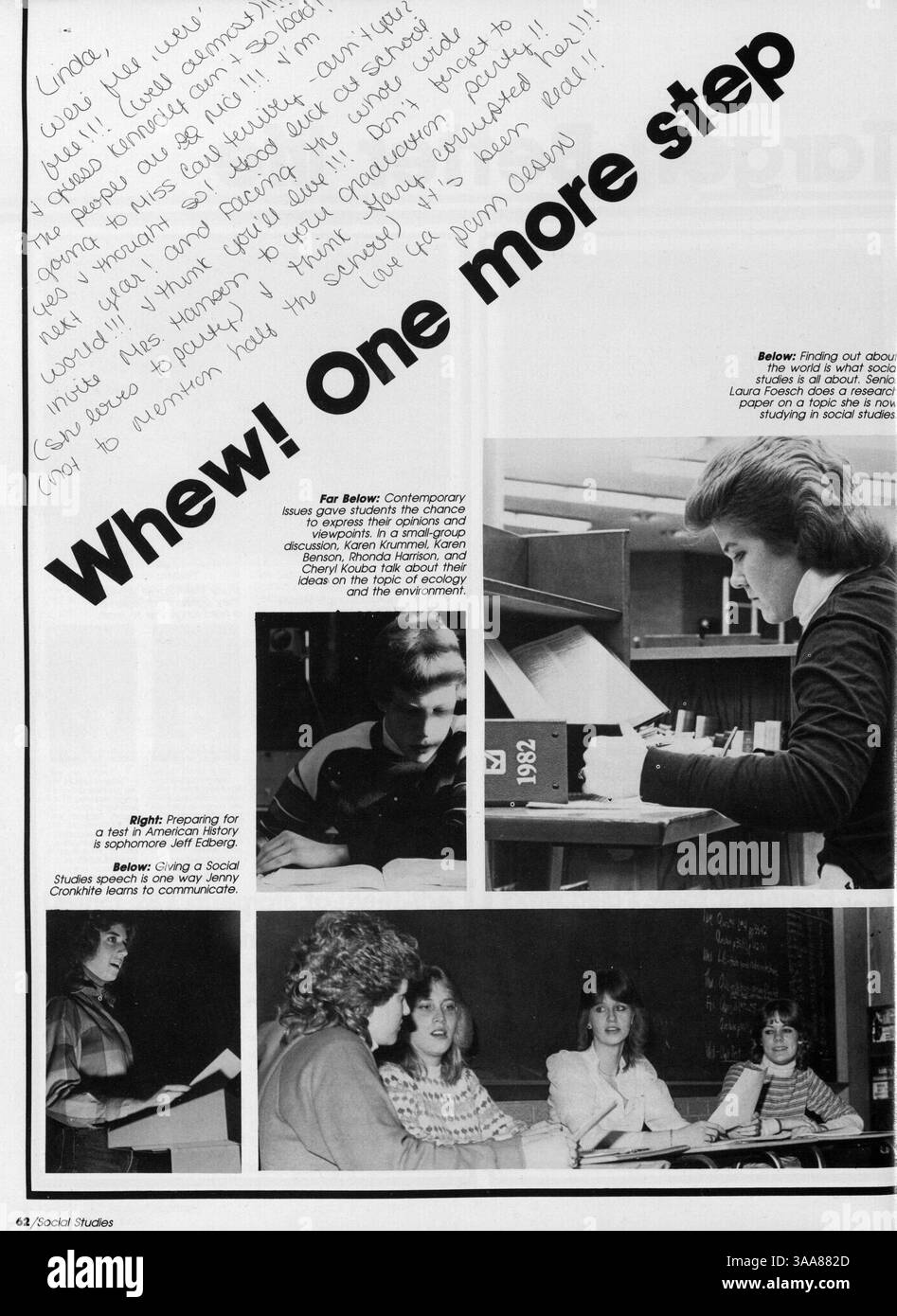 The 1983 Kennedy High Yearbook highlights significant events, including ...