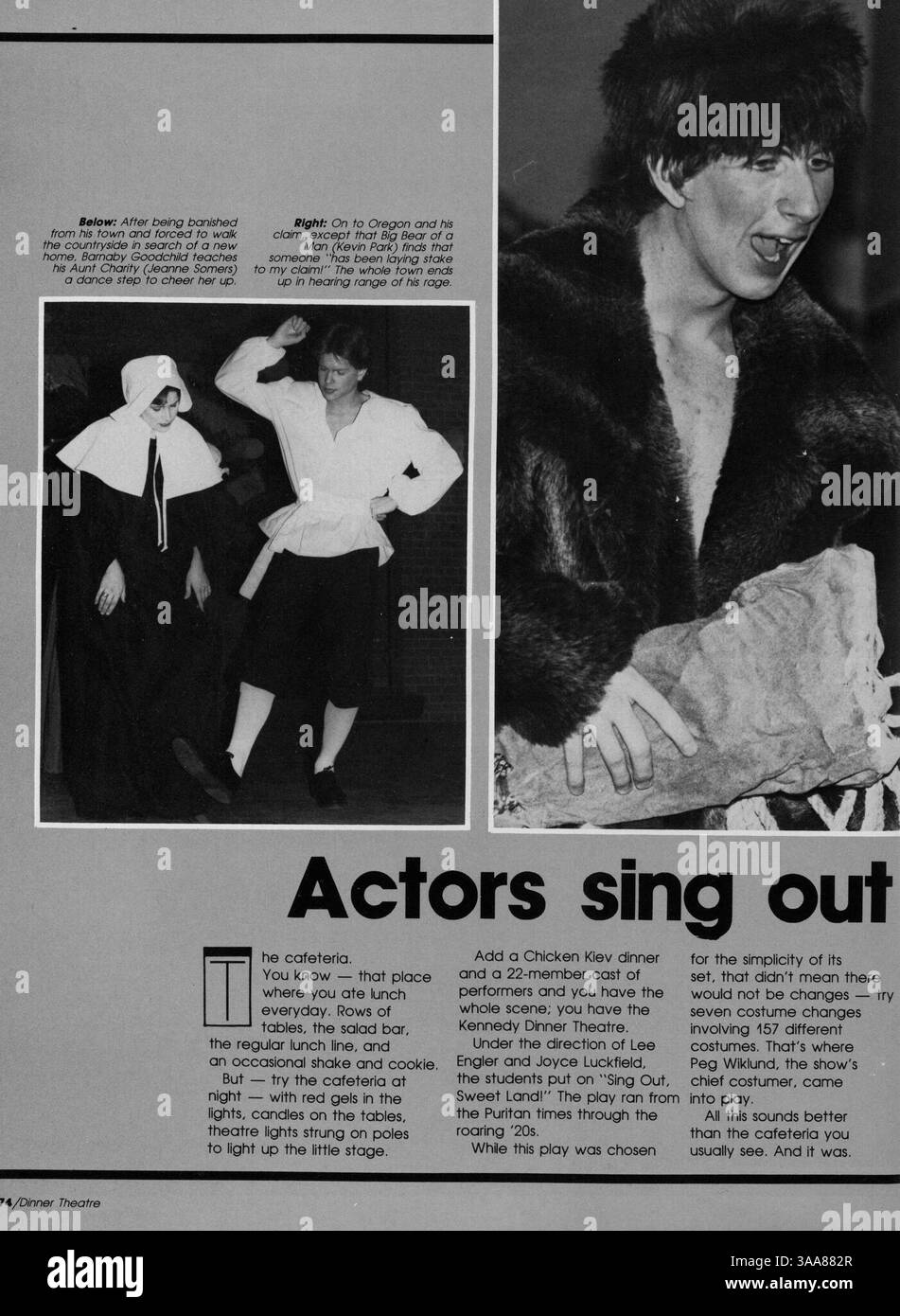 The 1983 Kennedy High School Yearbook documents student life, including ...