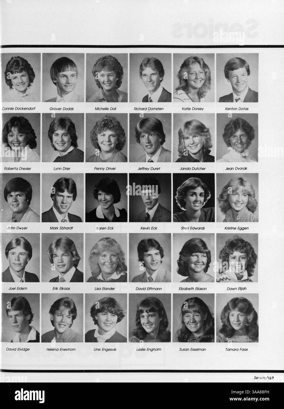 This 1983 yearbook records the significant events and milestones hi-res ...