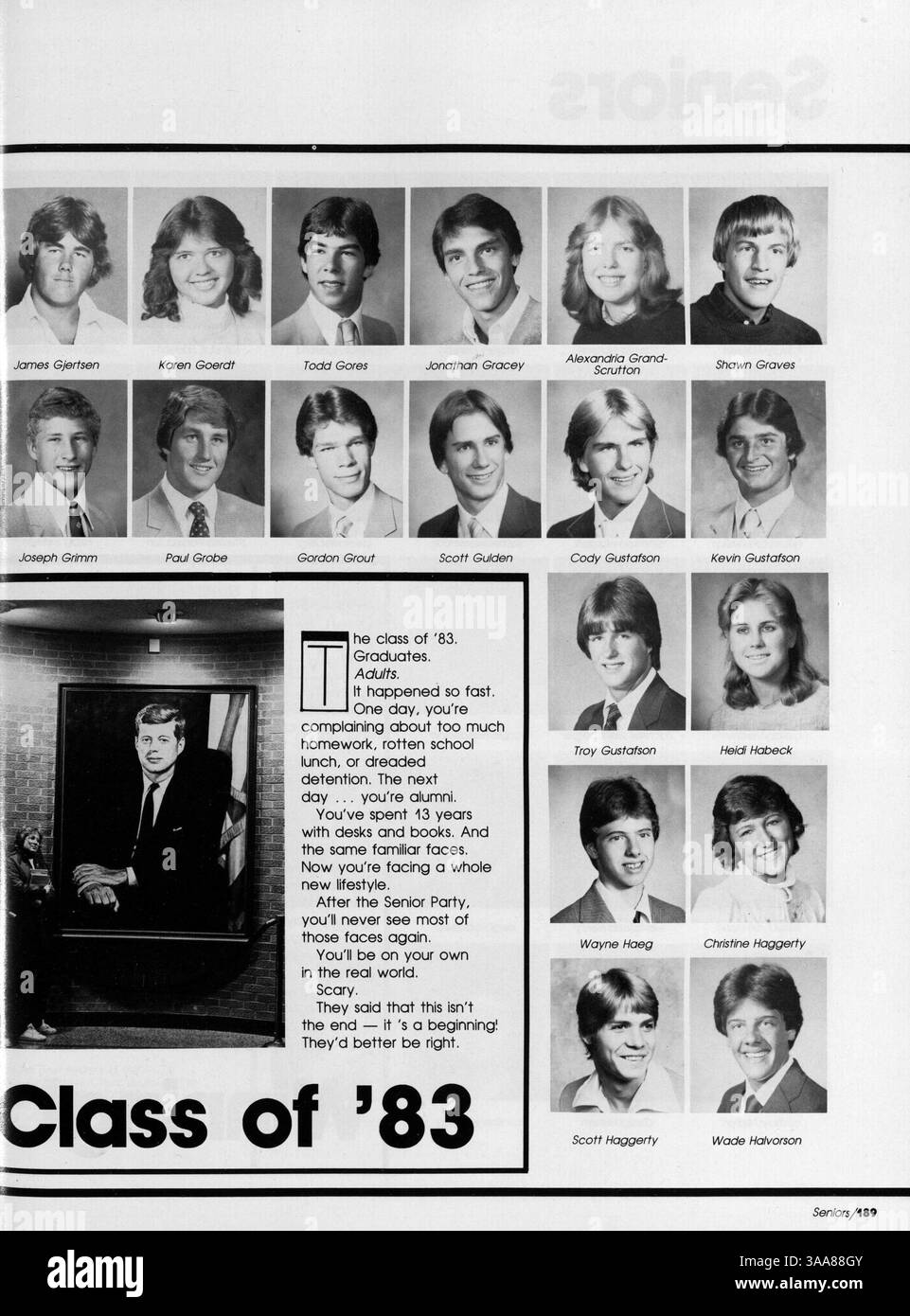The 1983 Kennedy High Yearbook offers a detailed view of the school's ...