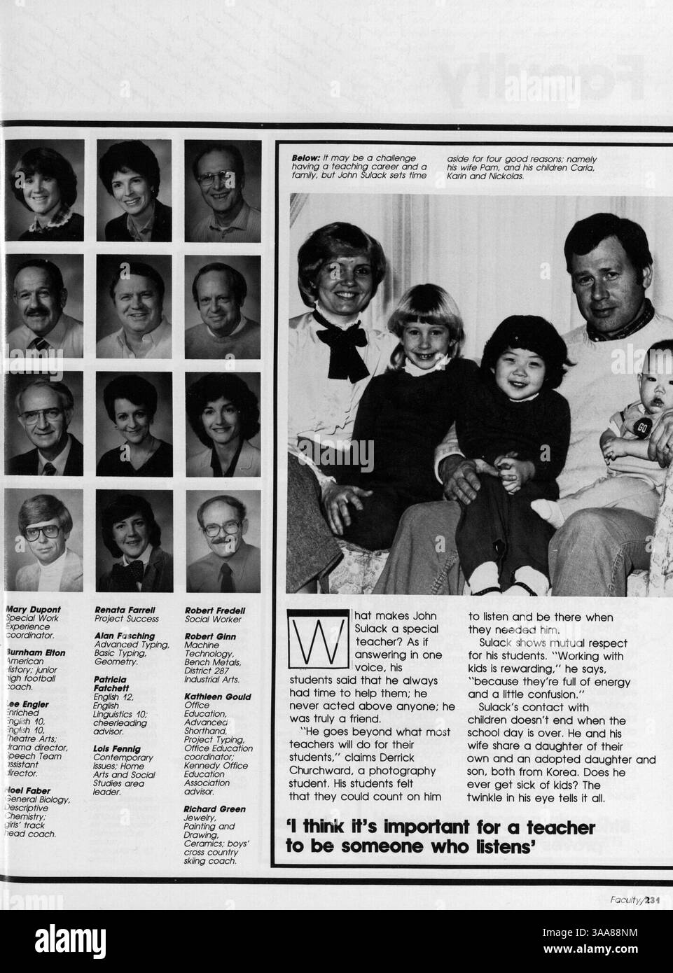 This high school yearbook from 1983 showcases student and teacher ...