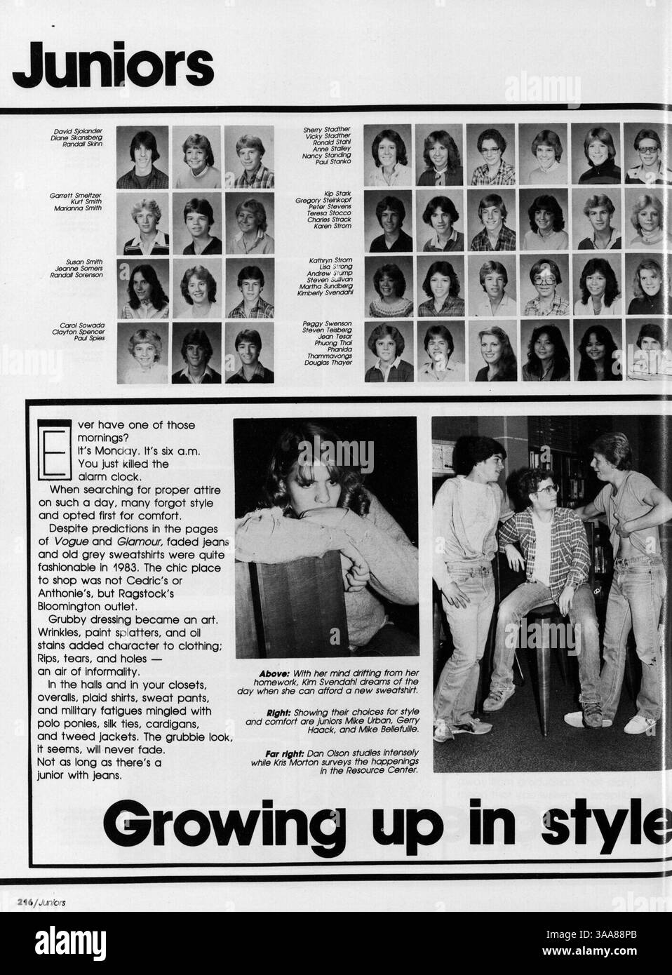 Documenting the 1982 1983 school year hi-res stock photography and ...