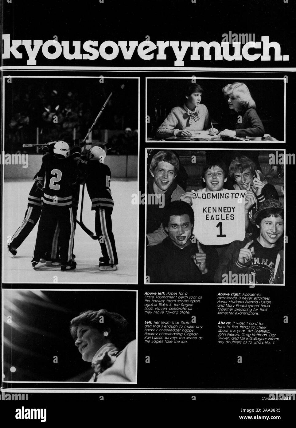 This Kennedy High Yearbook for 1983 includes profiles of students and ...