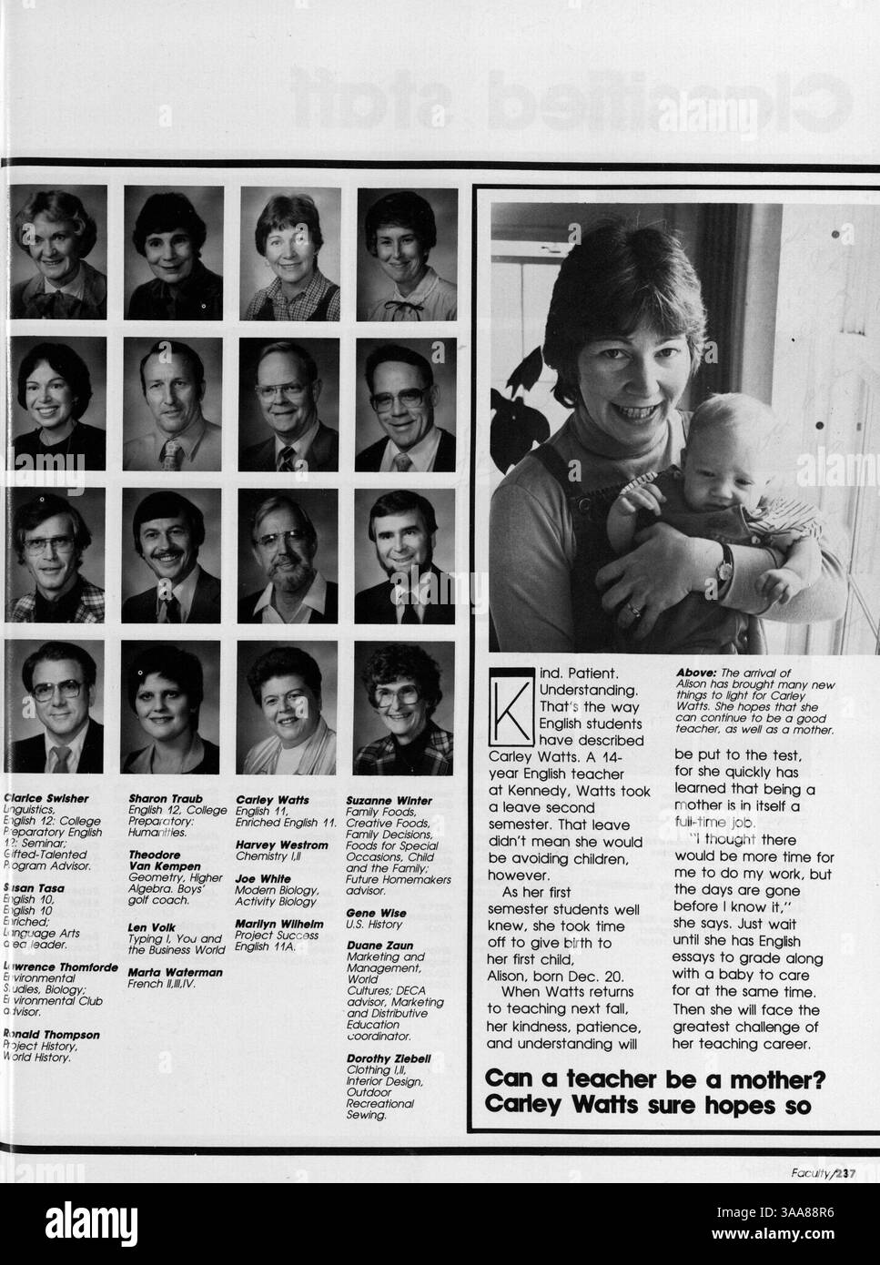 The 1983 Kennedy High Yearbook highlights key moments from the 1982 ...