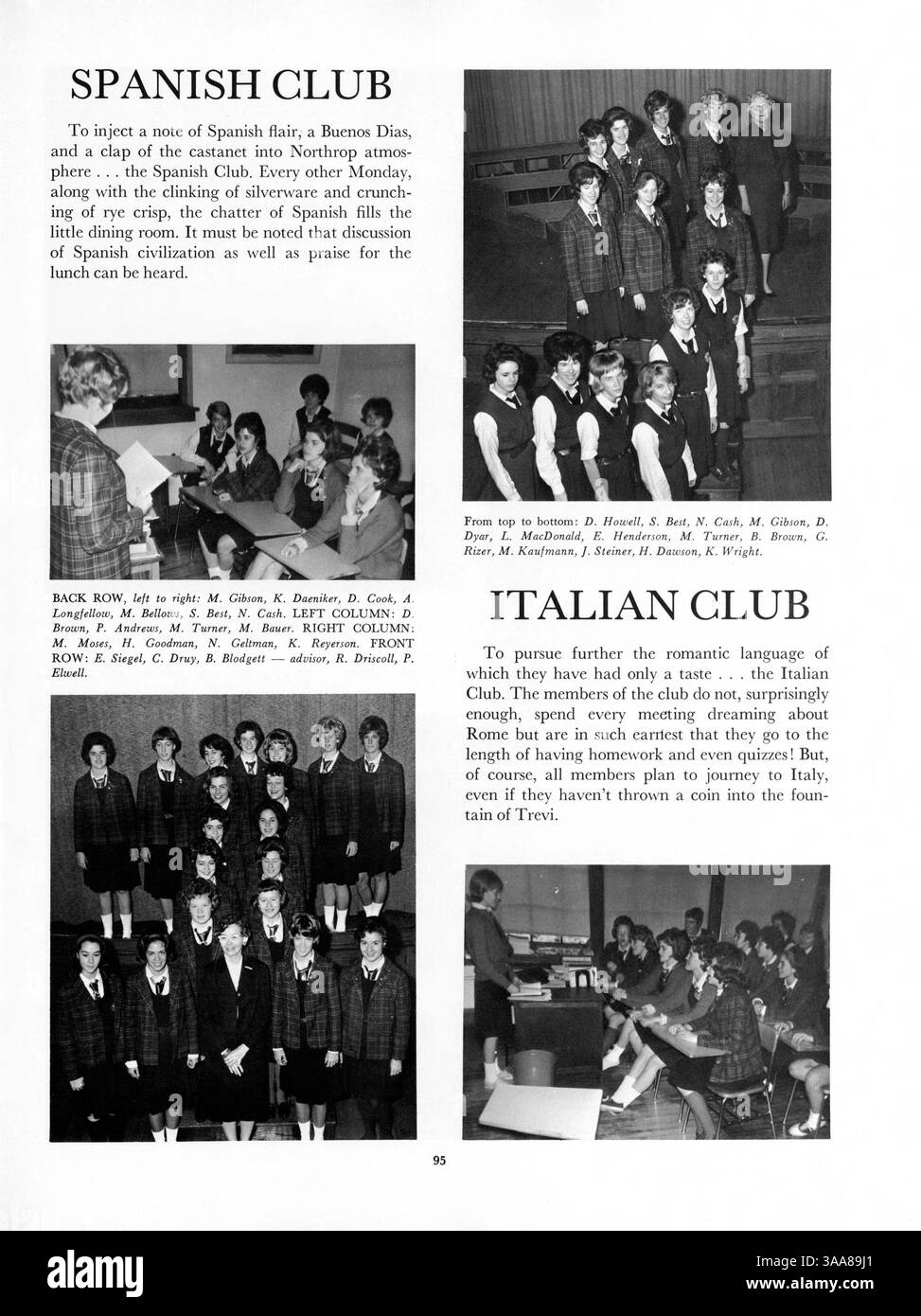 Tatler 63, the 1963 yearbook for Northrop Collegiate, captures the ...