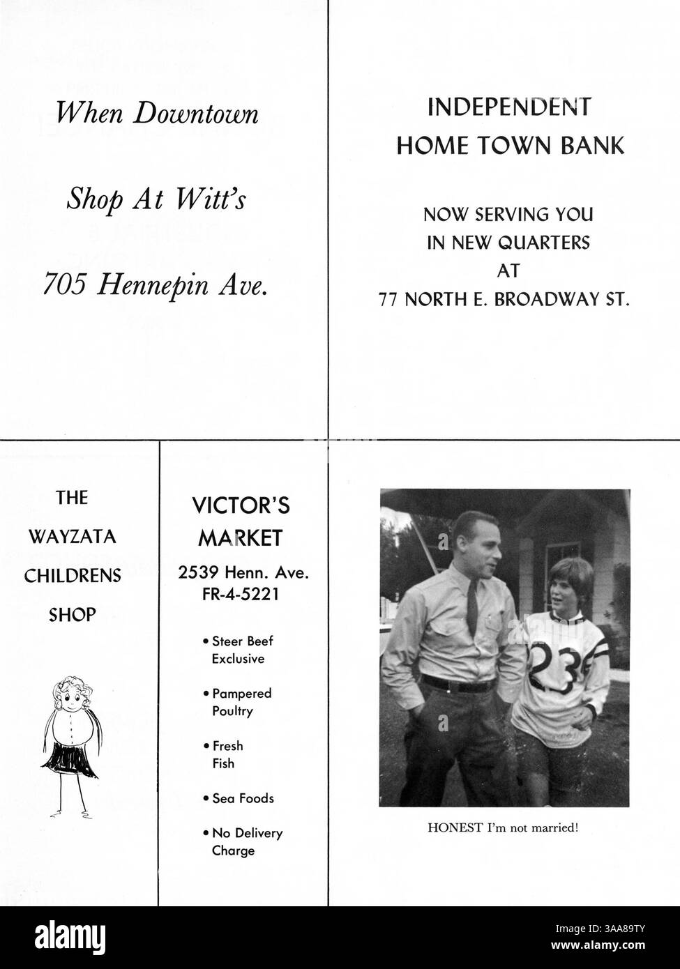 This 1963 Northrop Collegiate yearbook, Tatler 63, documents students ...