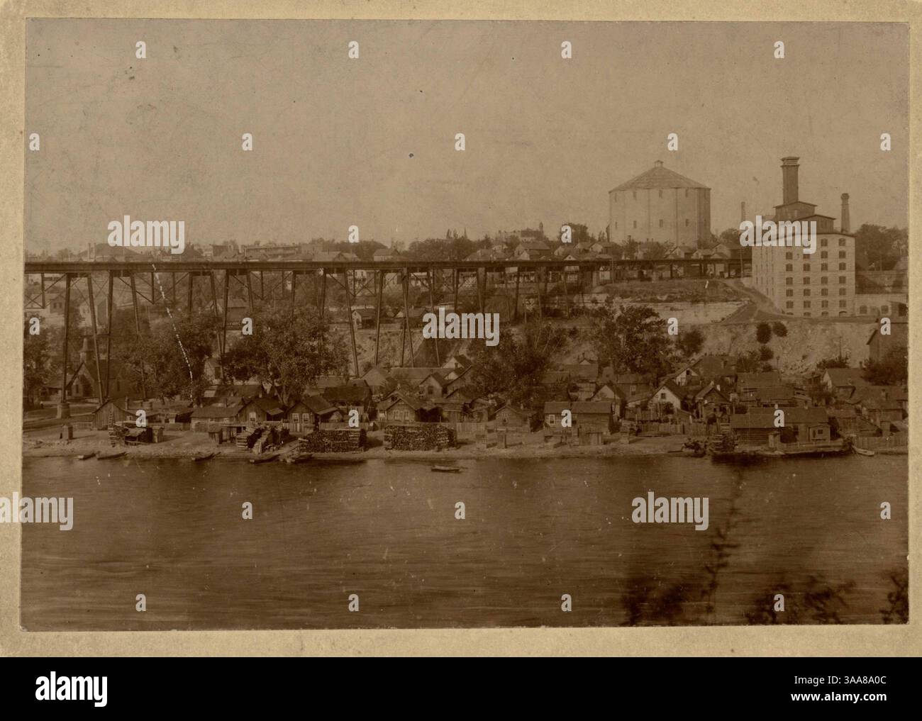 The North End of Bohemian Flats, viewed from the East Bank of the river ...
