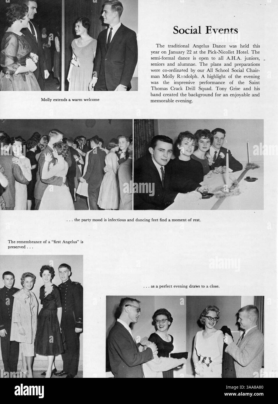 The 1960 Angelus Yearbook from the Academy of Holy Angels captures the ...
