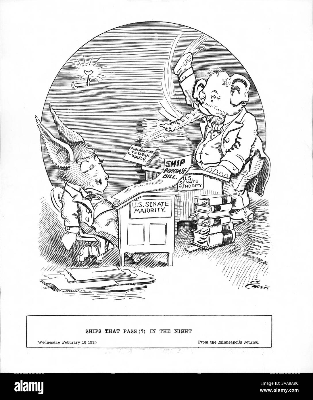 This illustration depicts the democratic donkey and republican e hi-res ...
