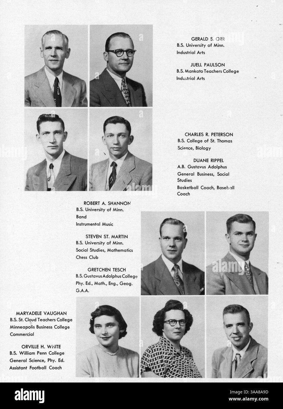 The Bear 1951, Bloomington High School’s yearbook, documents the ...