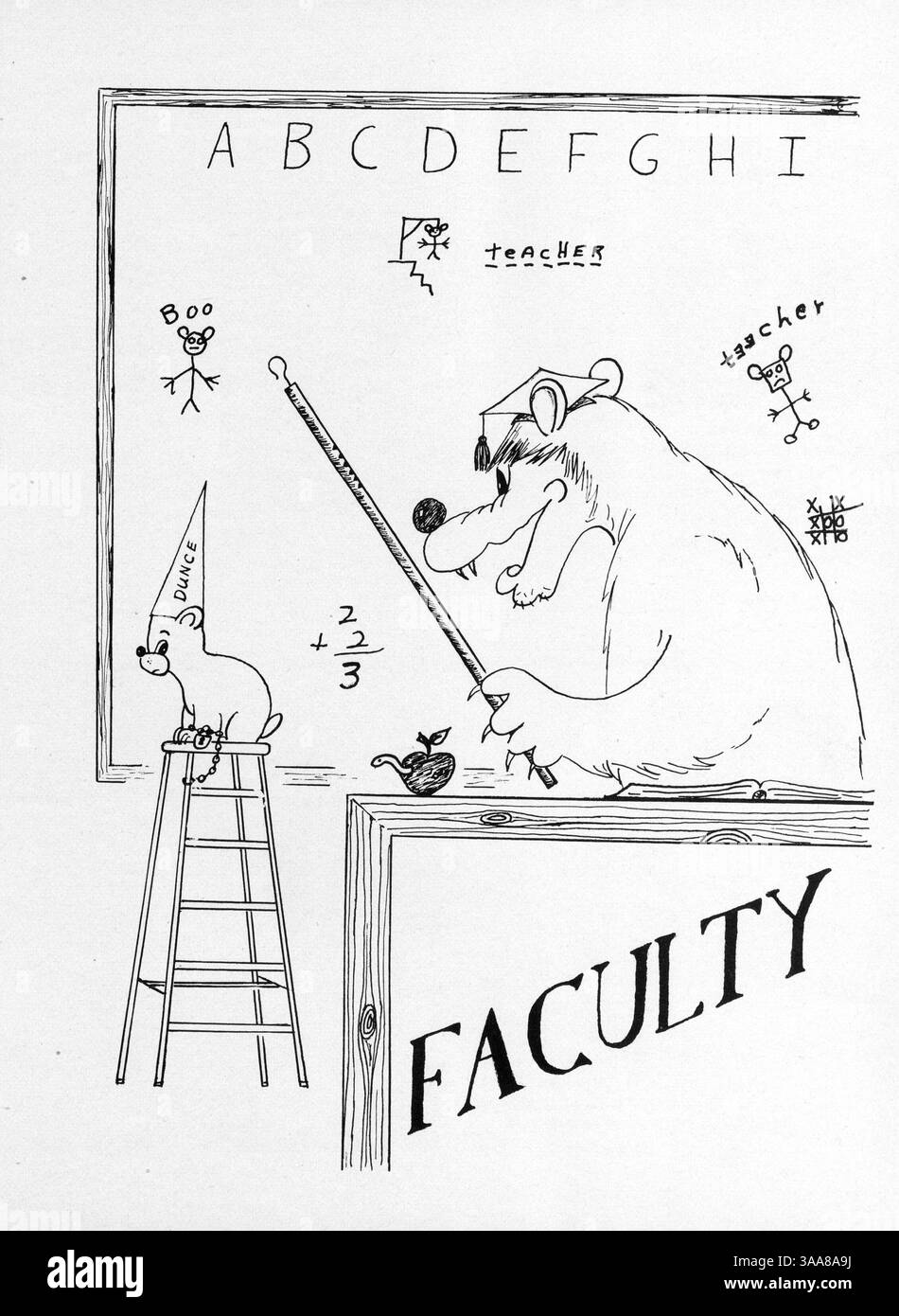 This 1951 Bloomington High School yearbook, Bear, records the students ...