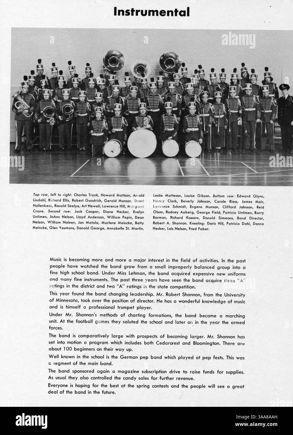 Yearbook features photographs Black and White Stock Photos & Images - Alamy