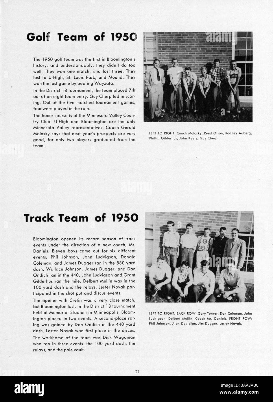 This high school yearbook documents the 1950 1951 school year at hi-res ...
