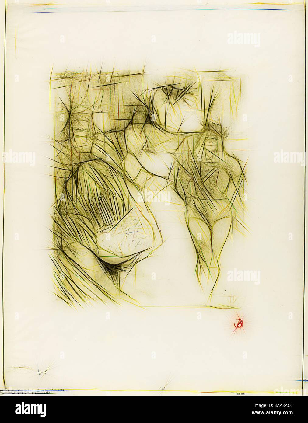 Stylized depiction of figures intertwined hi-res stock photography and ...