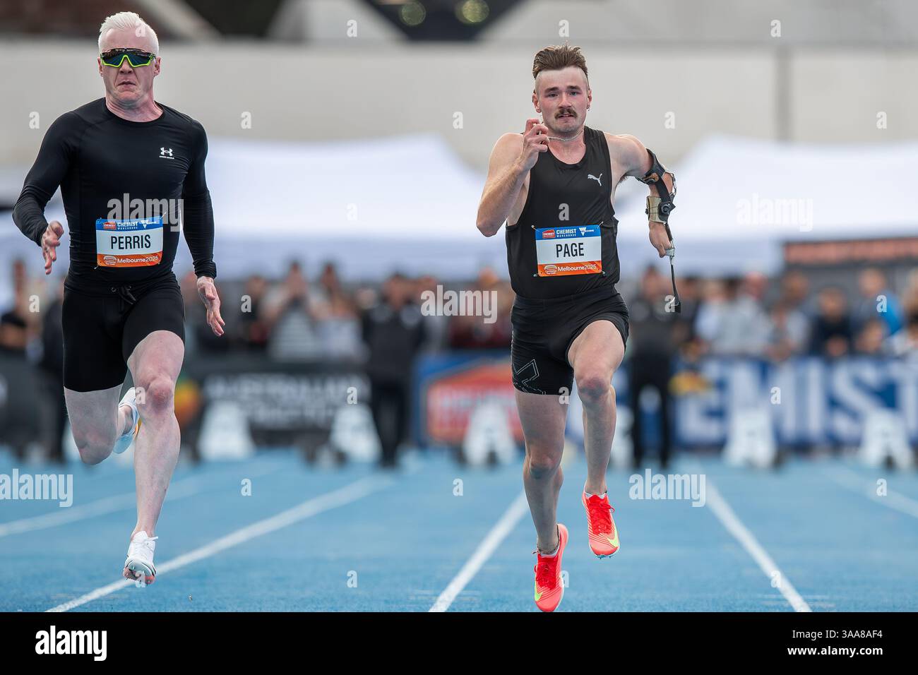 Albert Park, Australia. 29th Mar, 2025. Chad Perris and Jaydon Page ...