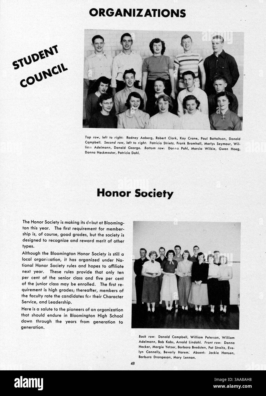 Highlights the school year of 1950 1951 hi-res stock photography and ...