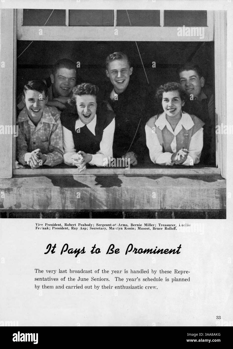 The 1946 Patrick Henry High Yearbook highlights the school’s major ...