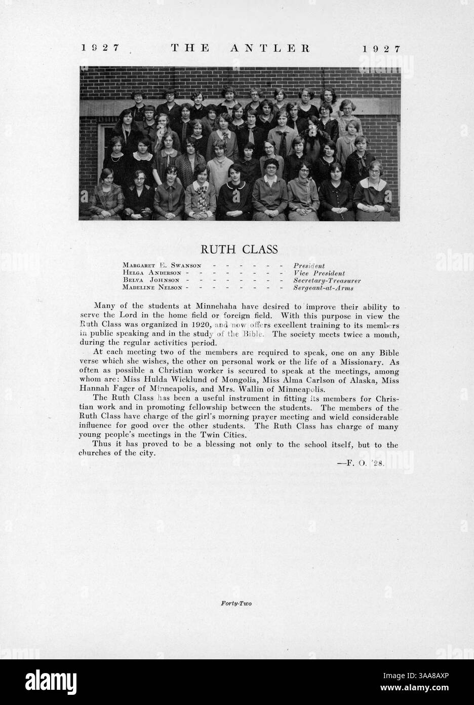 This 1927 edition of the Antler Yearbook at Minnehaha Academy reflects on the 1926-1927 school ...